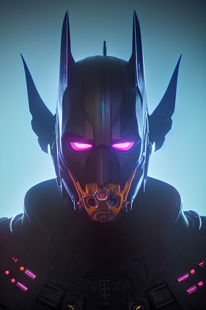 Portrait of a Warhammer 40K Samurai