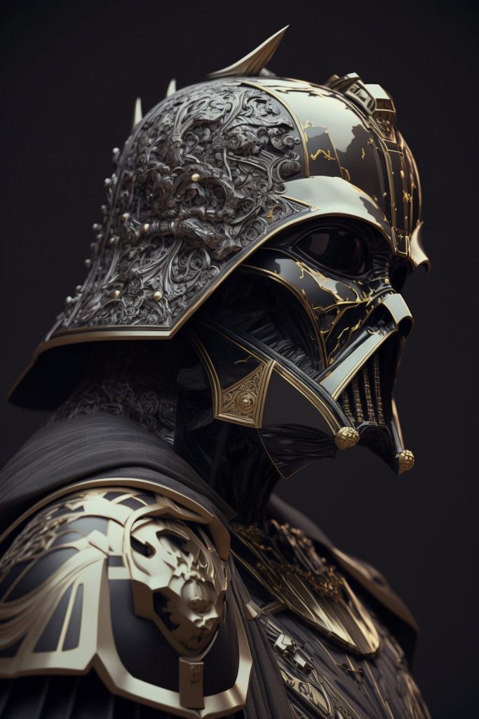 Red Storm and Death Trooper in Kintsugi Armor