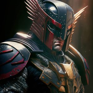 Judge Dredd in Reimagined Armor