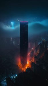 Cyberpunk Mega Building