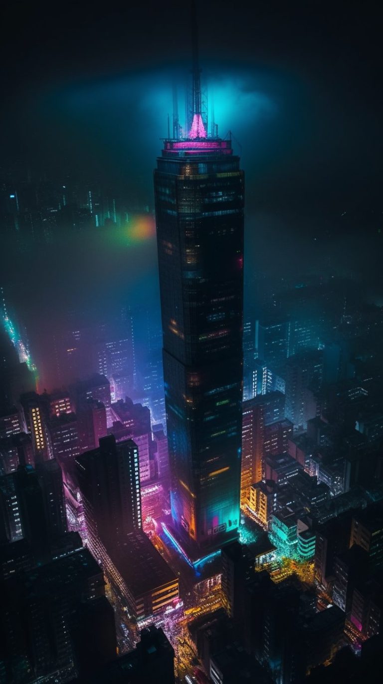 Cyberpunk Mega Building
