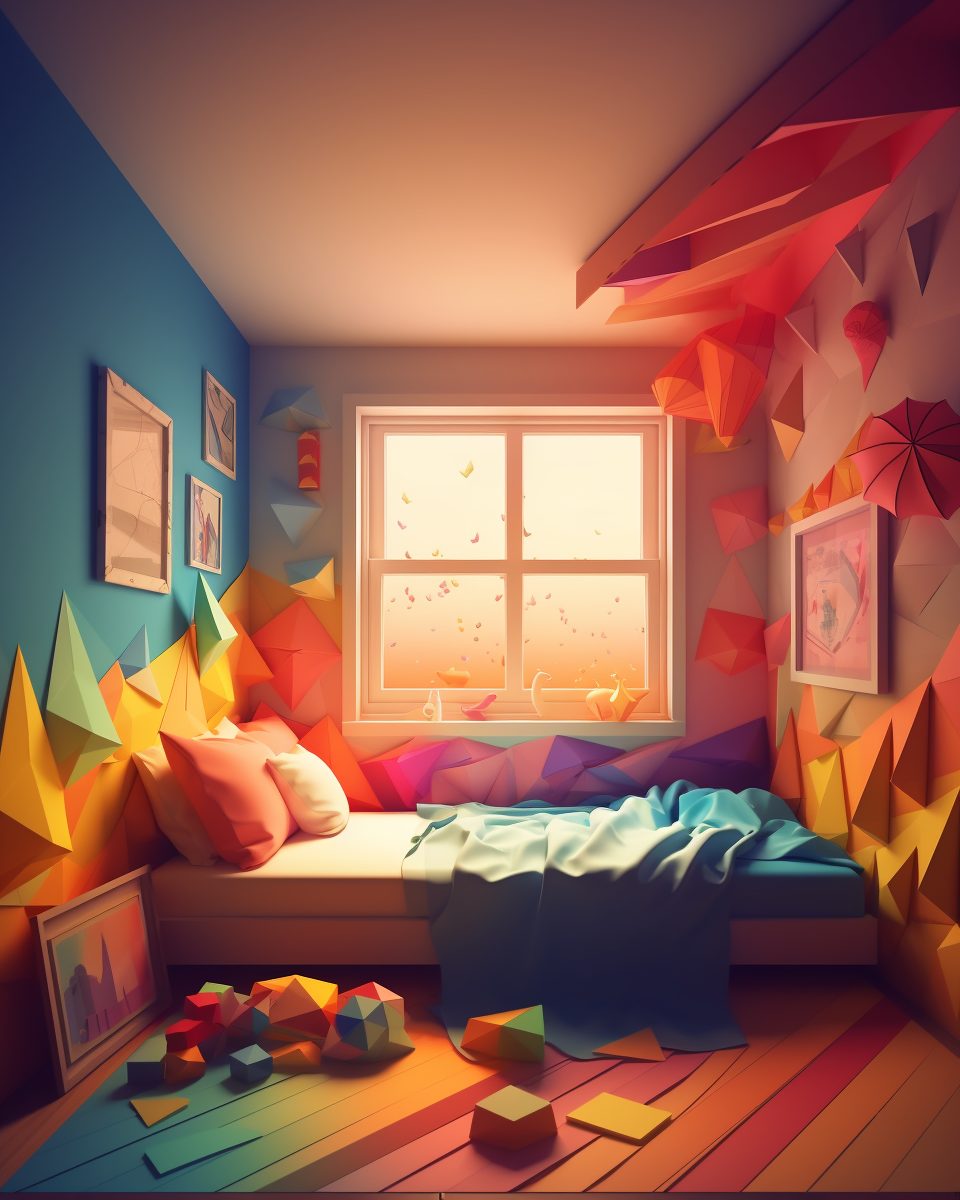 Origami Bedroom