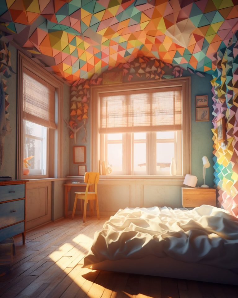 Origami Bedroom