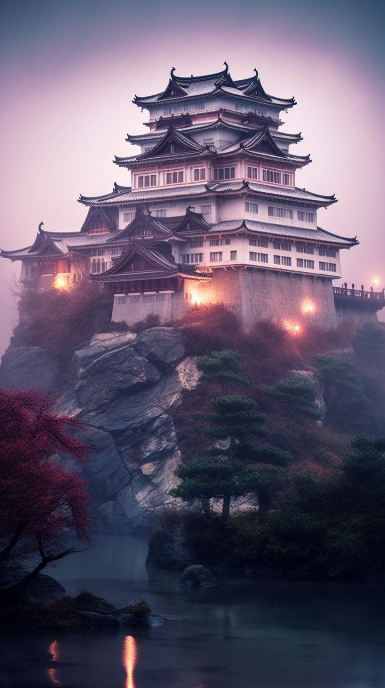 A Traditional Japanese Castle