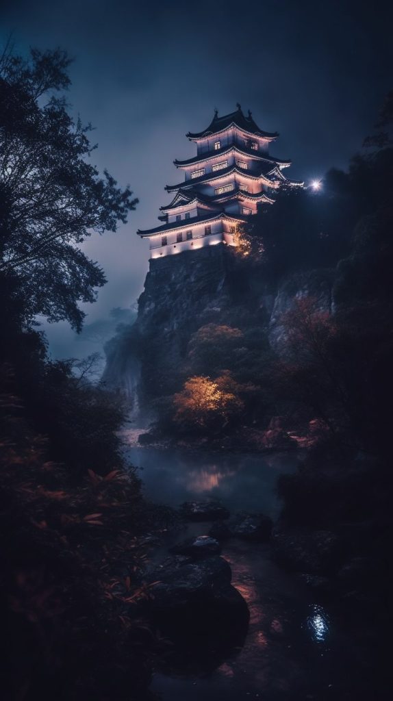 A Traditional Japanese Castle