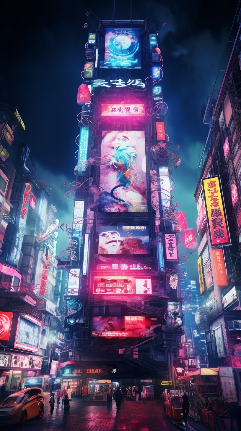 Cyberpunk Shopping Malls