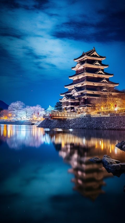 Japanese Castle Inspired by Matsumoto-Jō