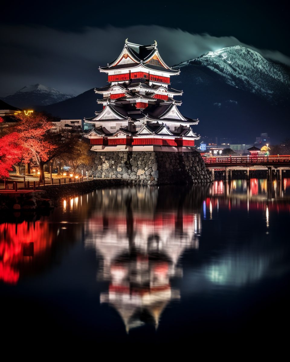 Japanese Castle Inspired by Matsumoto-Jō