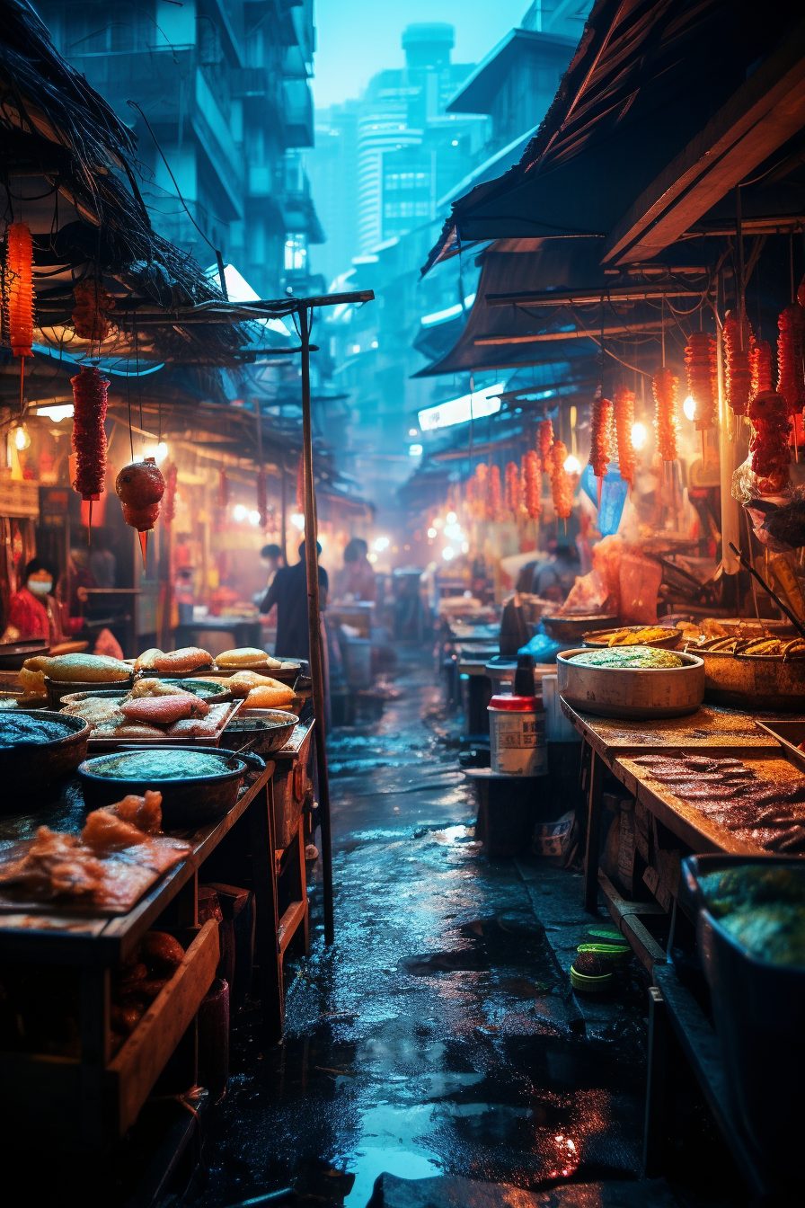 A Busy Fish Market