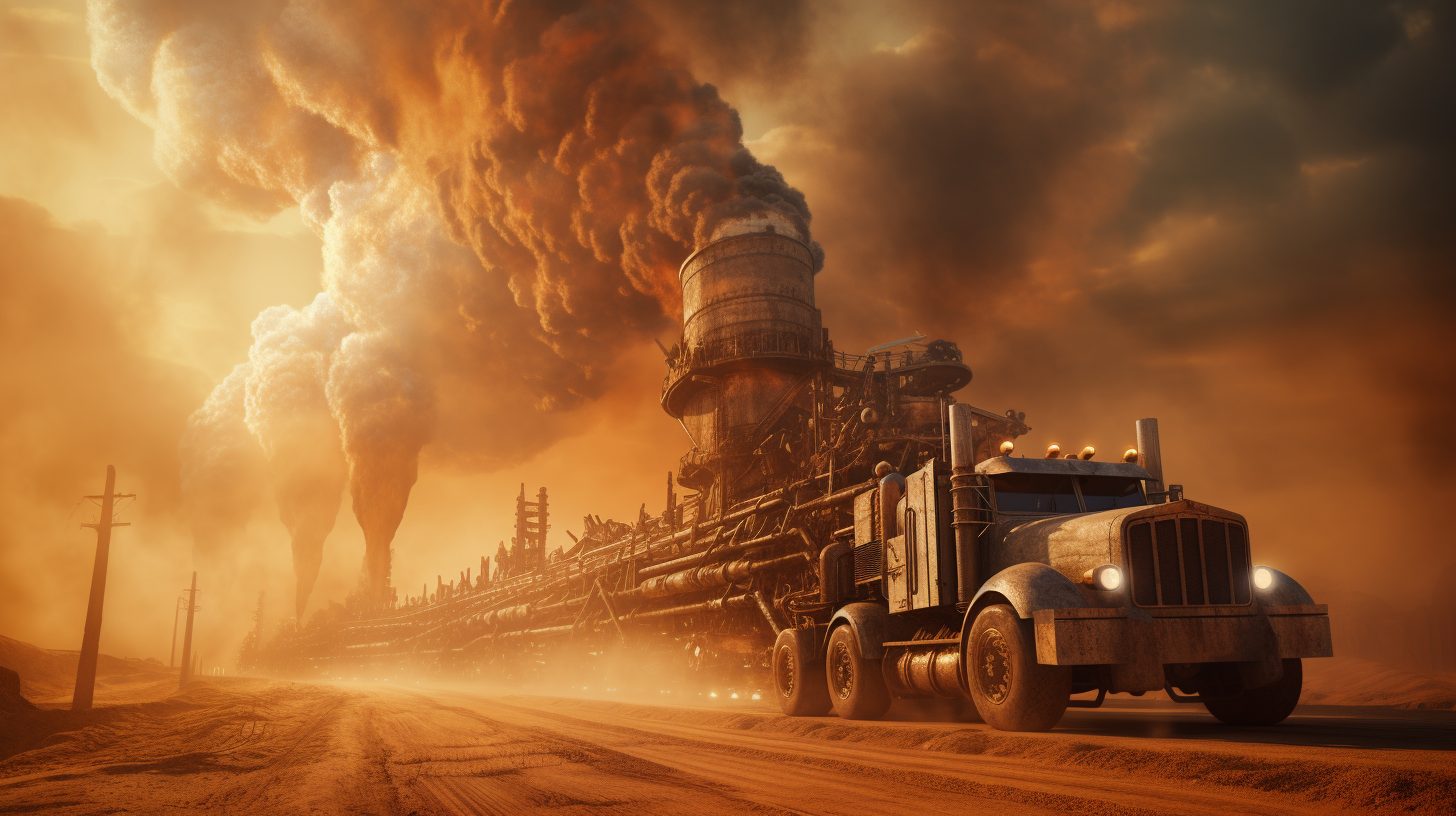 Post Apocalyptic Land Train Gambody | The War Rig Is Truly A