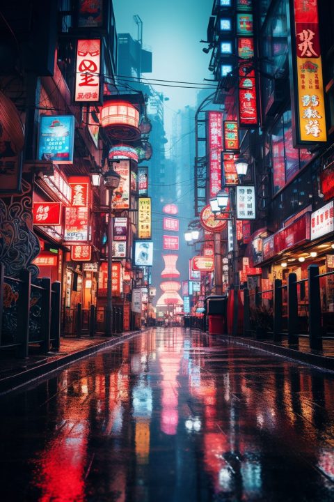 Cyberpunk Neo Tokyo City