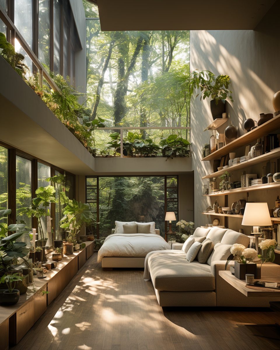 Modern Home With A Skywell