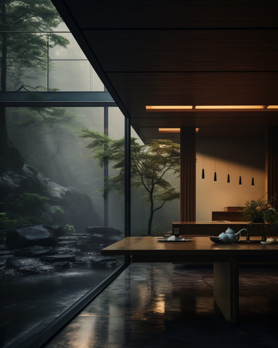 Modern Home With A Skywell