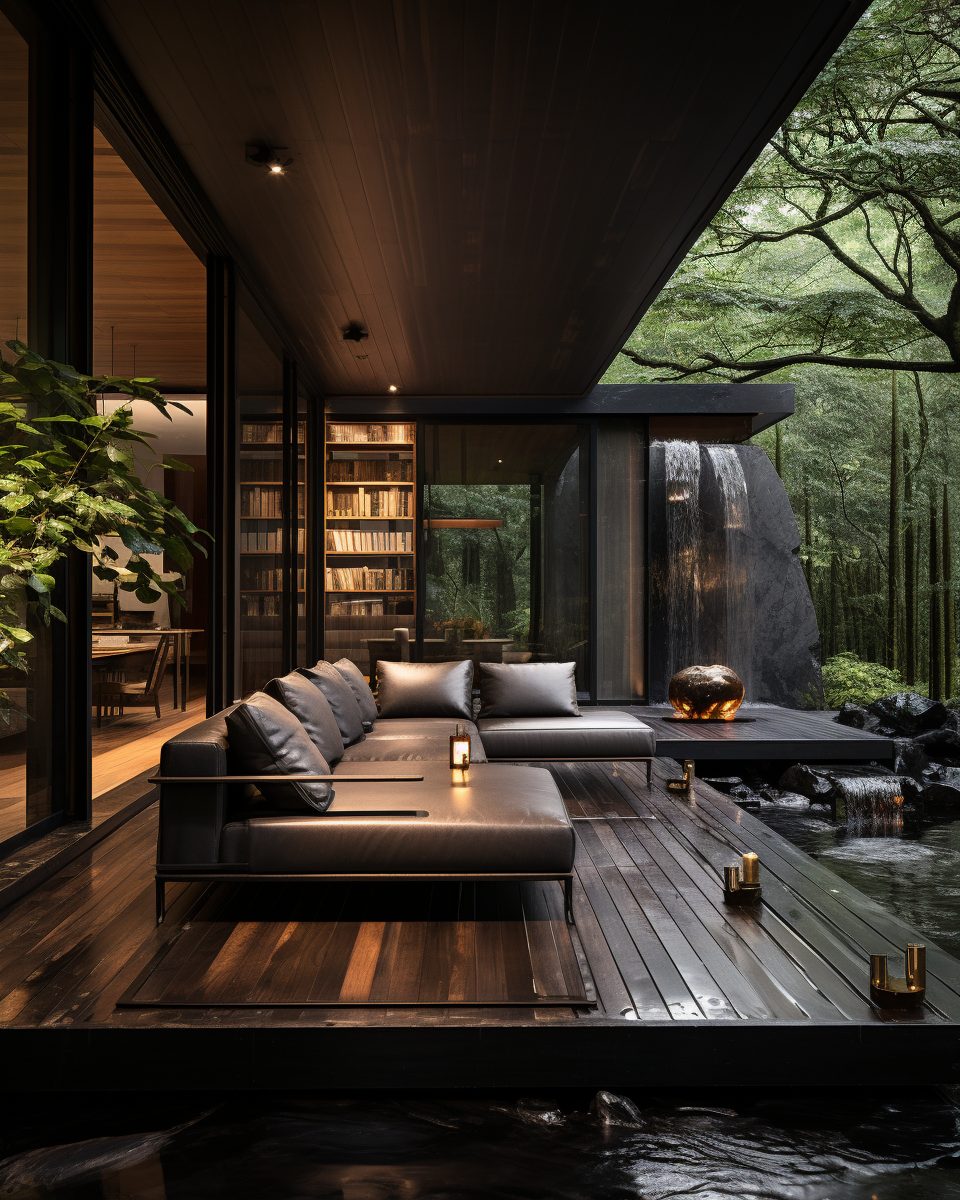 Modern Home With A Skywell
