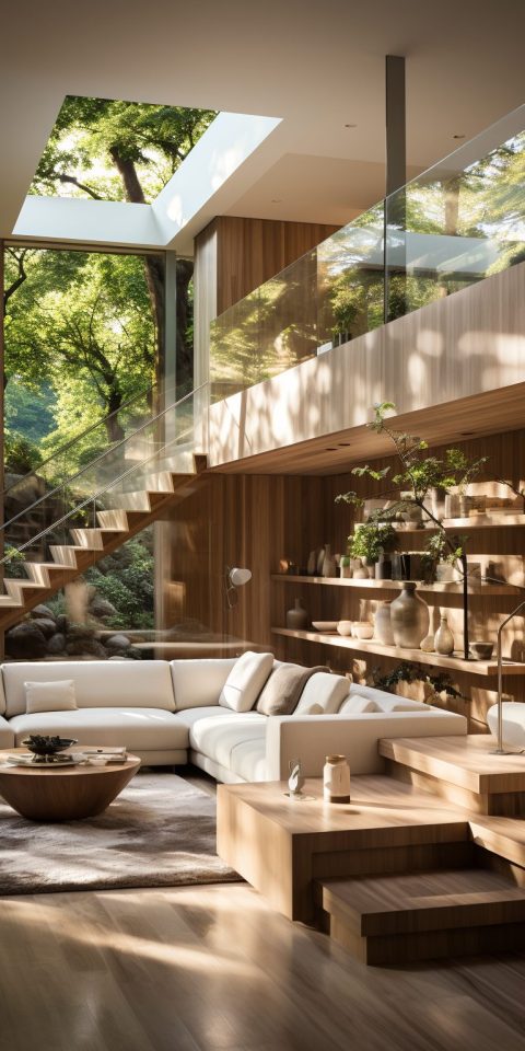 Modern Home With A Skywell