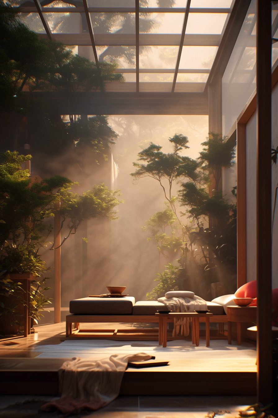 Modern Home With A Skywell