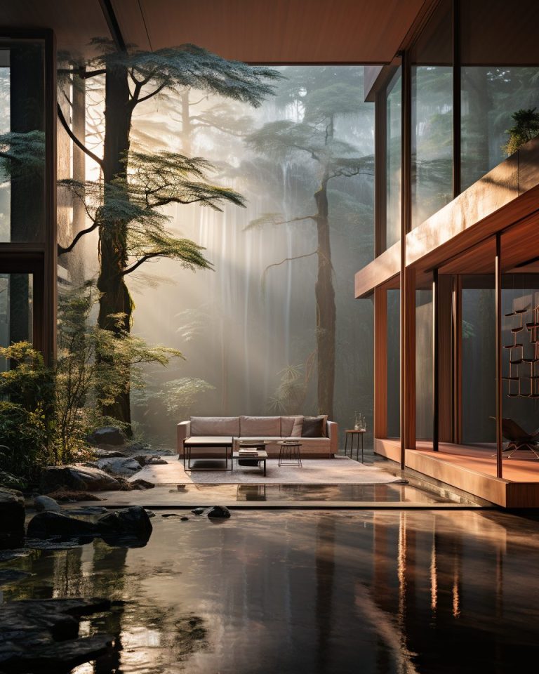Modern Home With A Skywell