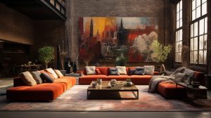 New York Red Brick Loft Interior