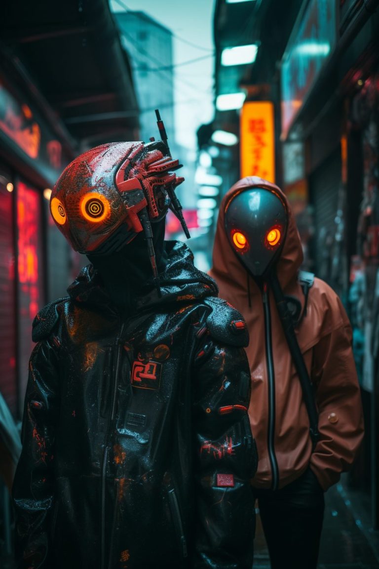The Citizens of Cyberpunk City