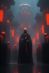 Cyberpunk Monks and Temples