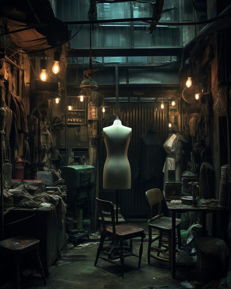 Old Tailor Shop Inside Kowloon Walled City