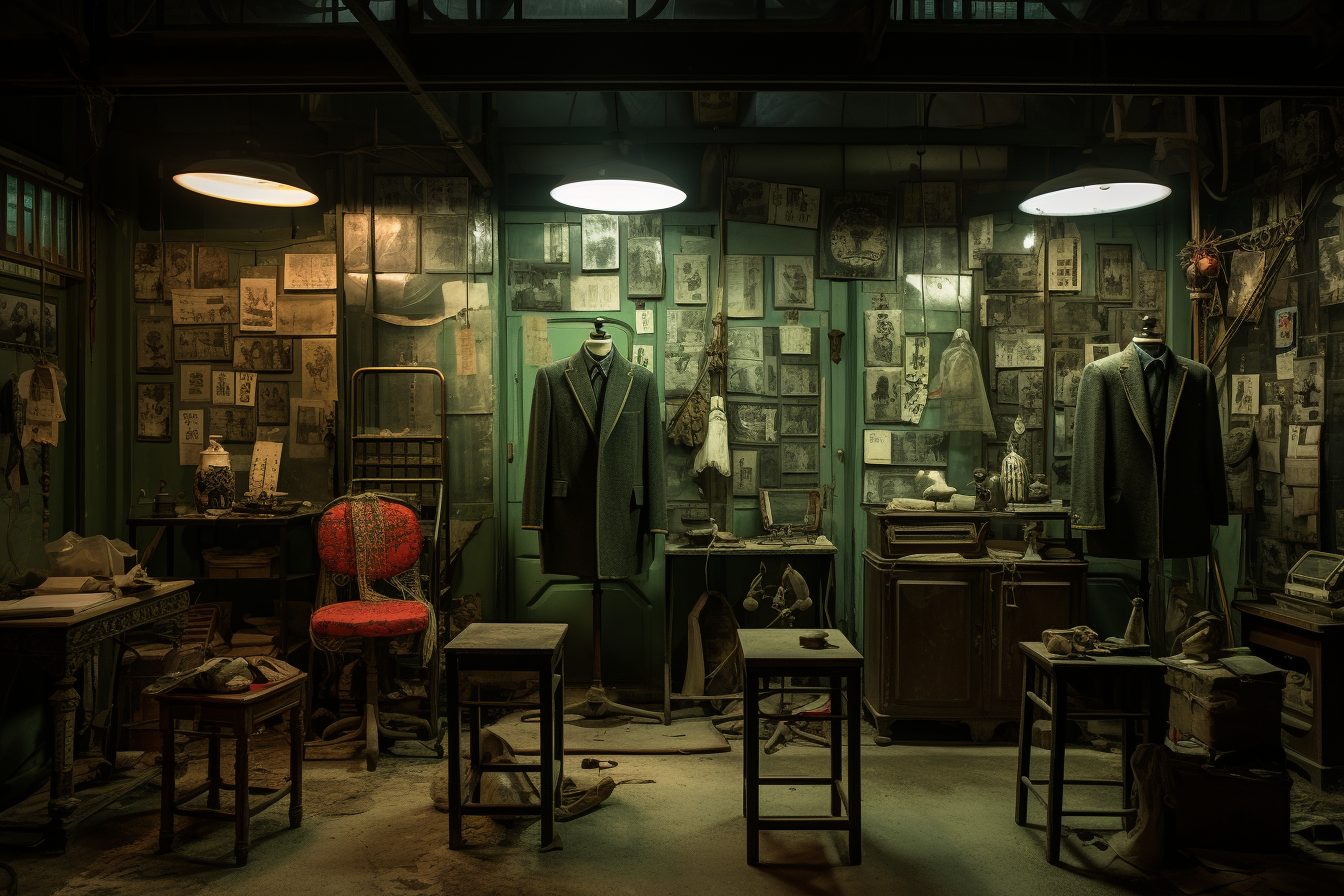 Old Tailor Shop Inside Kowloon Walled City