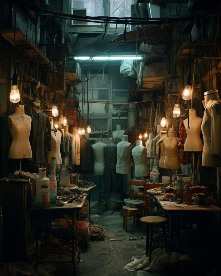 Old Tailor Shop Inside Kowloon Walled City