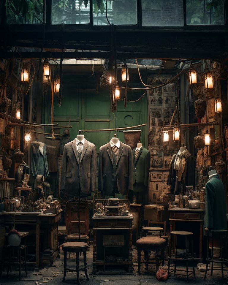 Old Tailor Shop Inside Kowloon Walled City