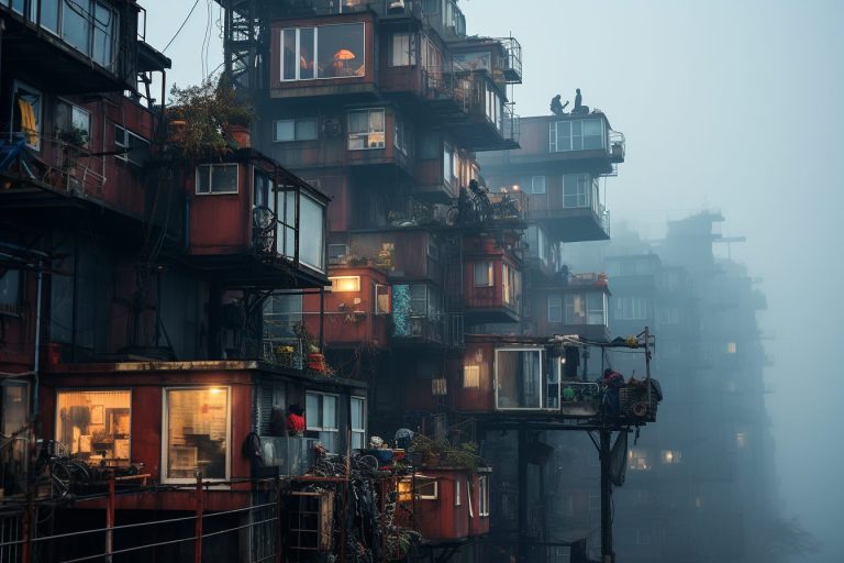Stacked Container Homes Building Structure