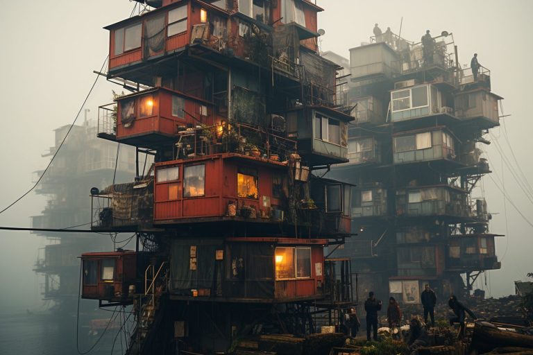 Stacked Container Homes Building Structure