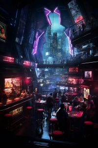 The Cyberpunk City Bars