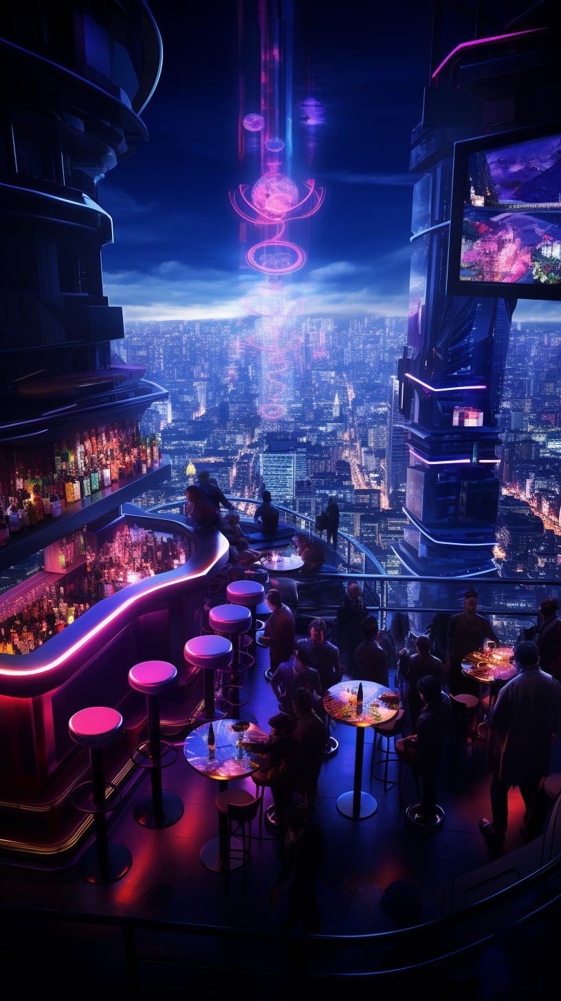 The Cyberpunk City Bars