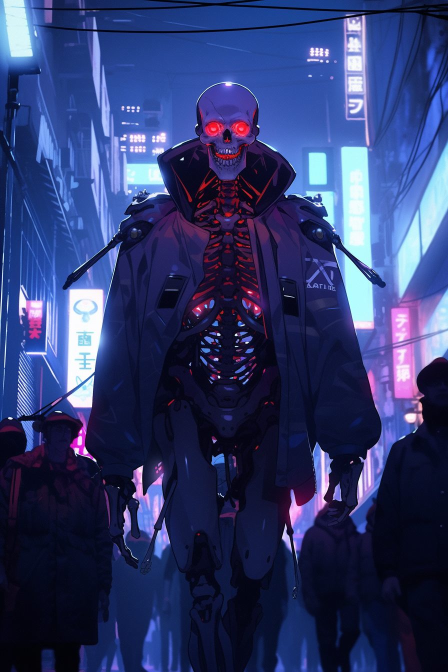 The Cyberpunk Robots Dark