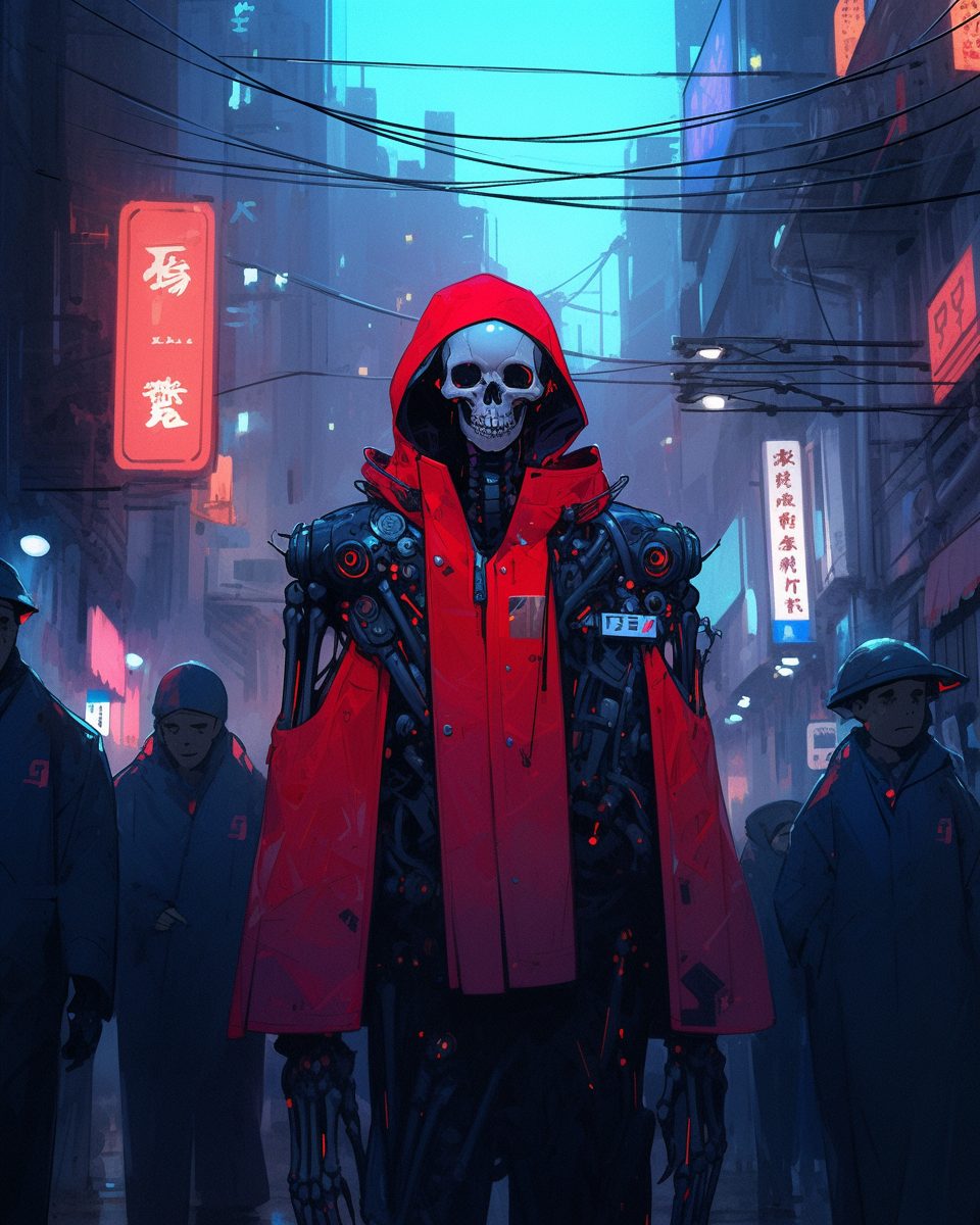 The Cyberpunk Robots Dark