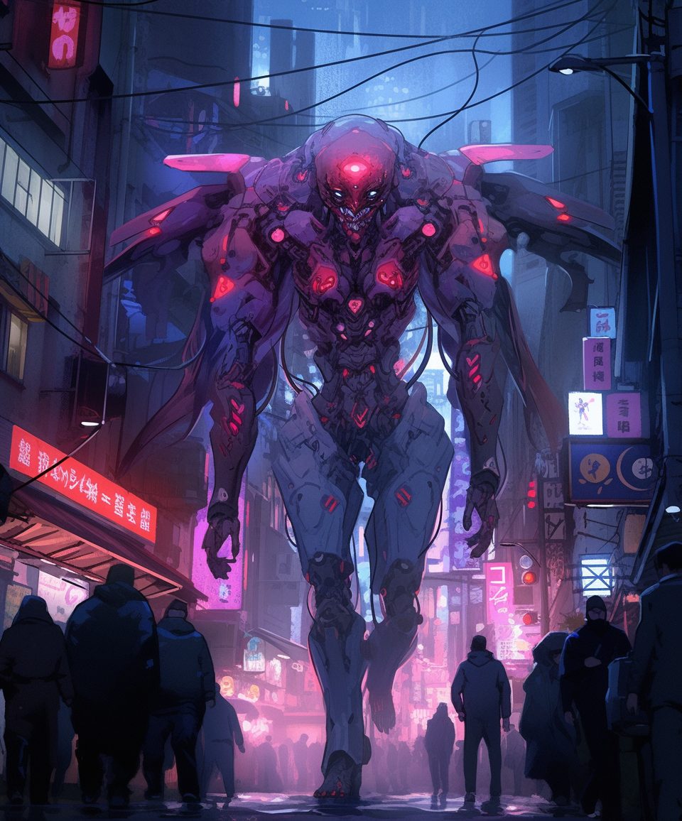 The Cyberpunk Robots Dark