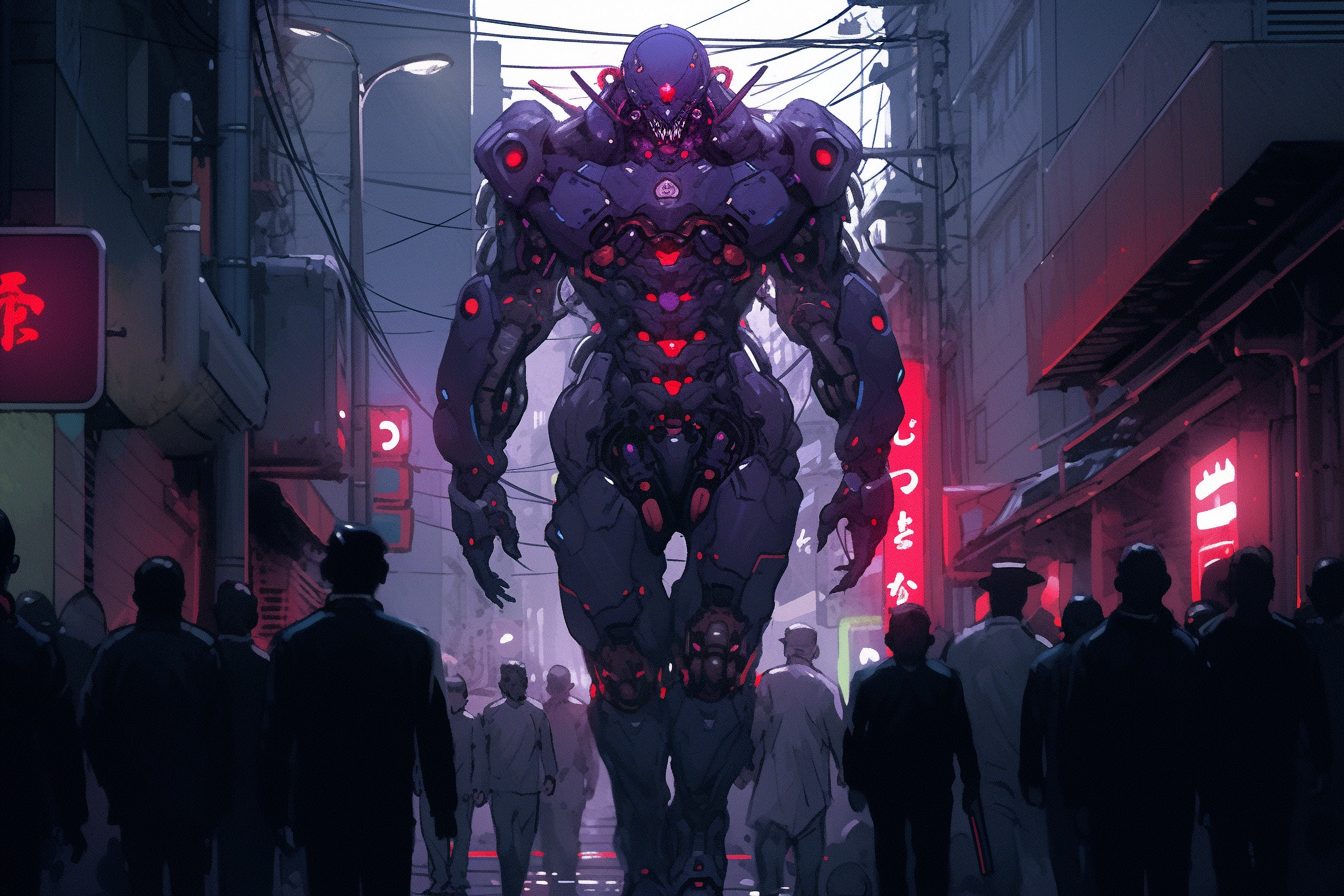 The Cyberpunk Robots Dark
