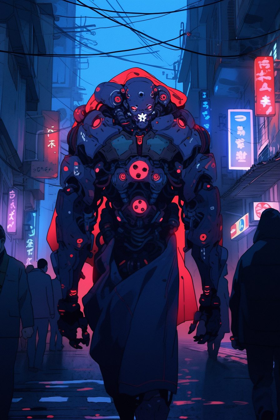 The Cyberpunk Robots Dark