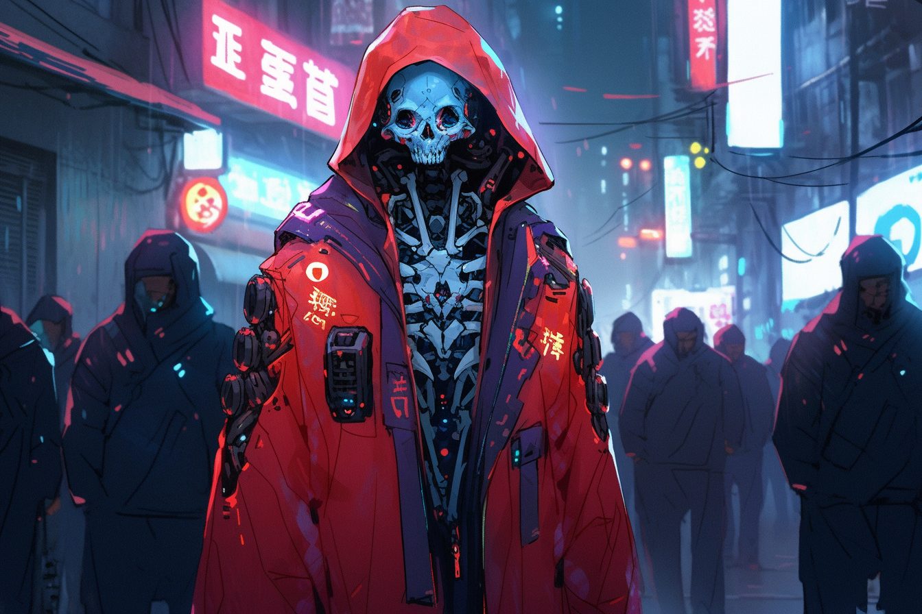 The Cyberpunk Robots Dark