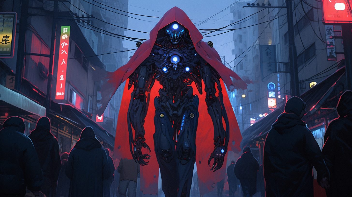 The Cyberpunk Robots Dark