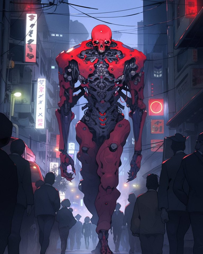 The Cyberpunk Robots Dark