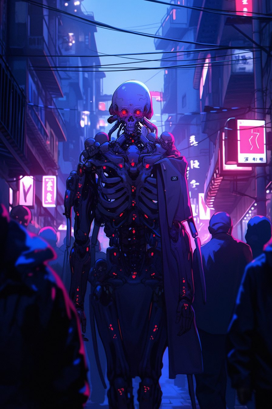 The Cyberpunk Robots Dark