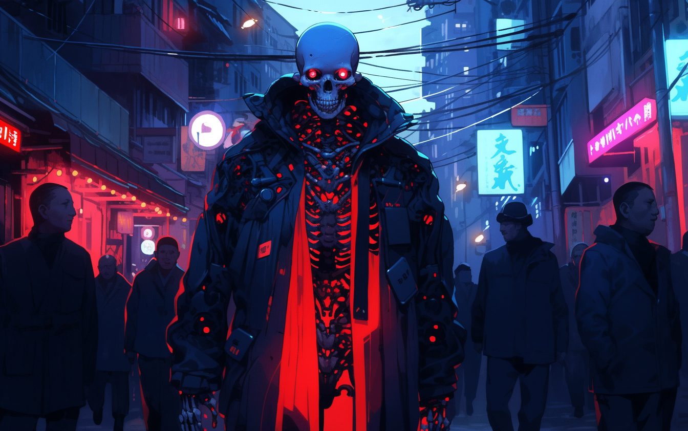 The Cyberpunk Robots Dark