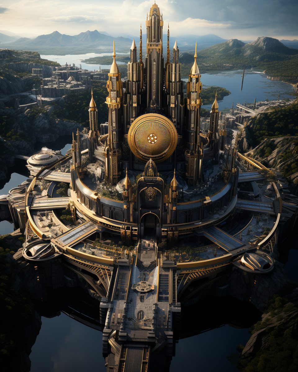The Futuristic Kintsugi Castles