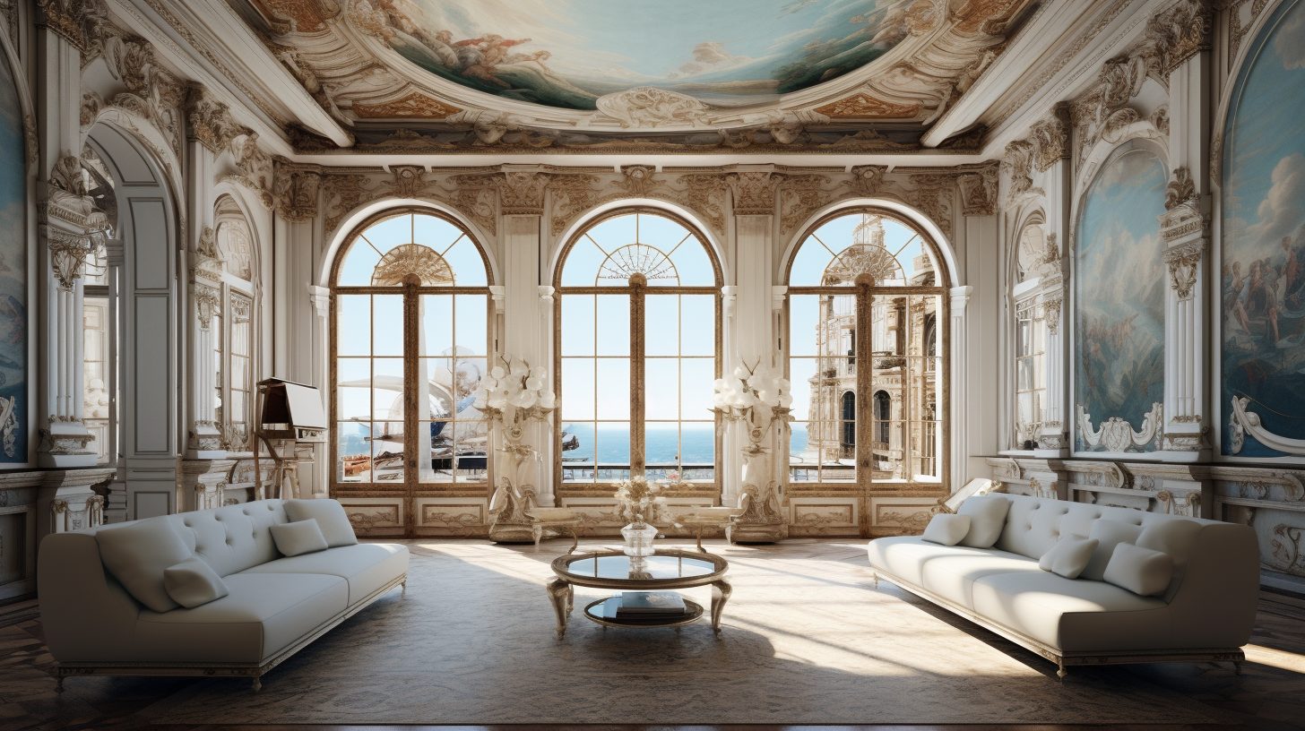 A Baroque-Style Apartment Home Interior Design