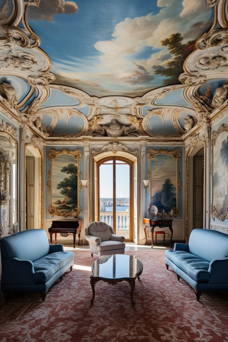 A Baroque-Style Apartment Home Interior Design