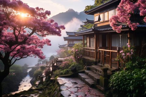 A Beautiful Japanese Village