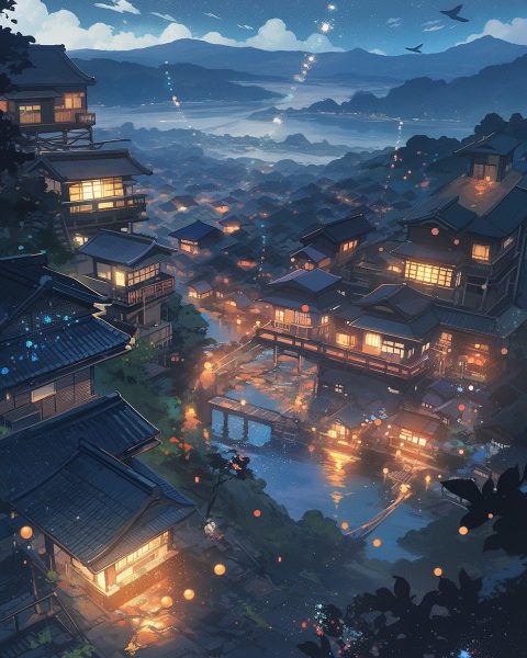 Riverside Machiya Townhouses in Japan