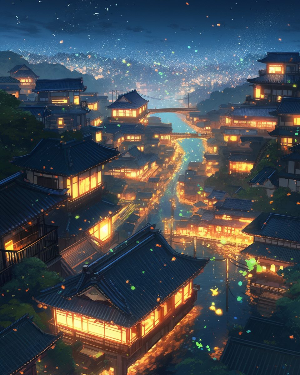 Riverside Machiya Townhouses in Japan