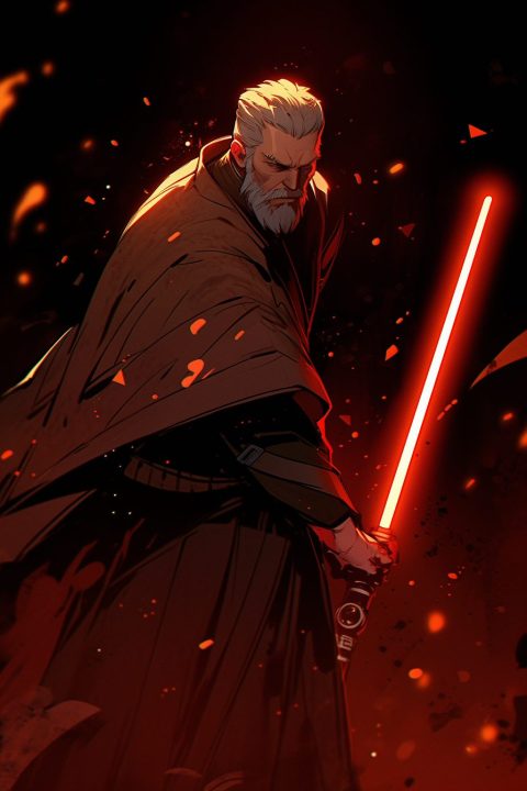 Star Wars Villains in Japanese Niji Art Style