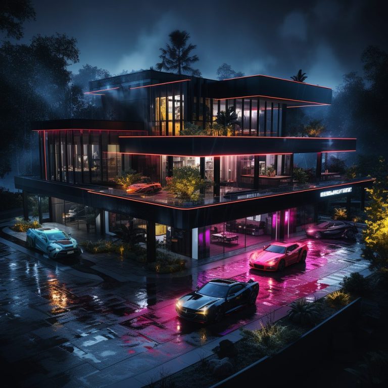 The Houses Of Cyberpunk City